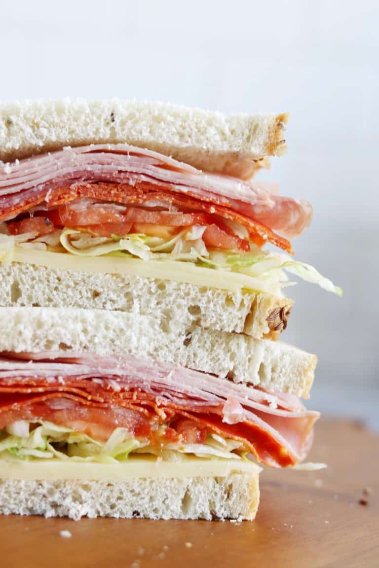 Back to School Bento Italian Deli Sandwich | Clean Eats & Treats