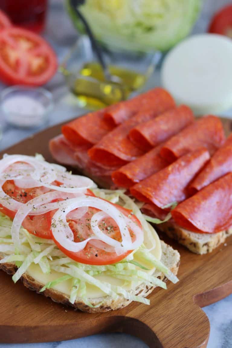 Back to School Bento Italian Deli Sandwich | Clean Eats & Treats